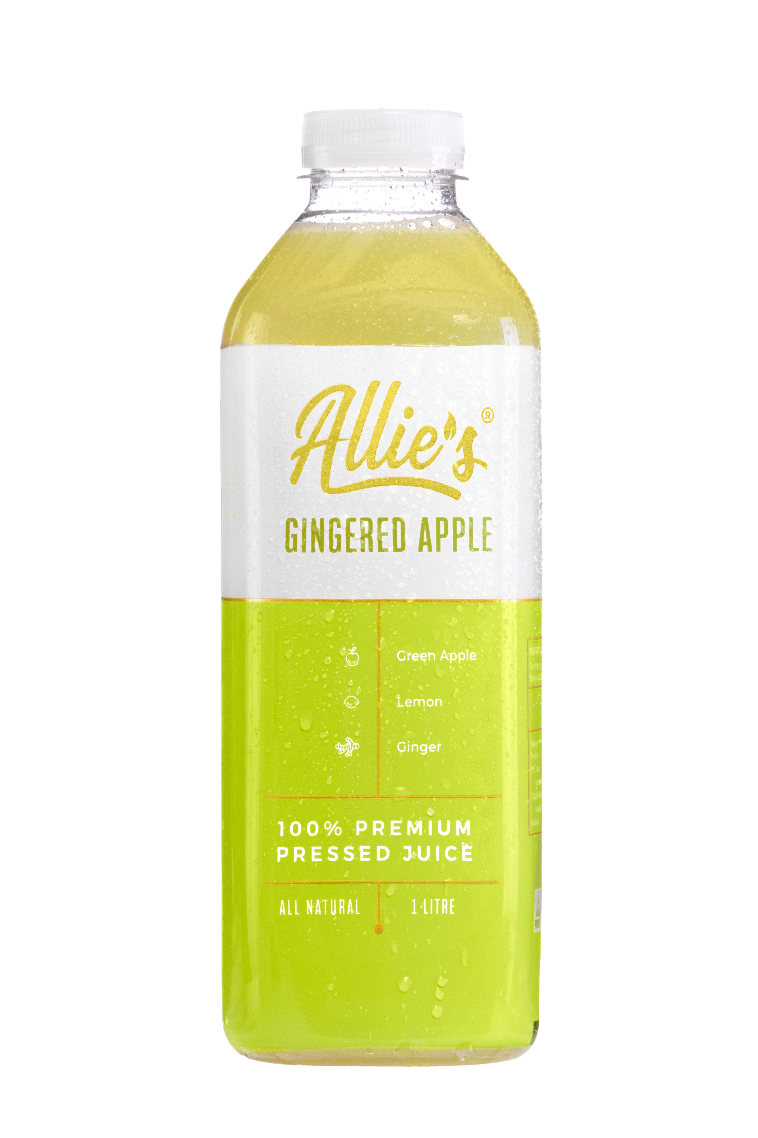 Allie's Gingered Apple 1L (6 Pack) Cold Pressed Juice – Allie's Cold ...